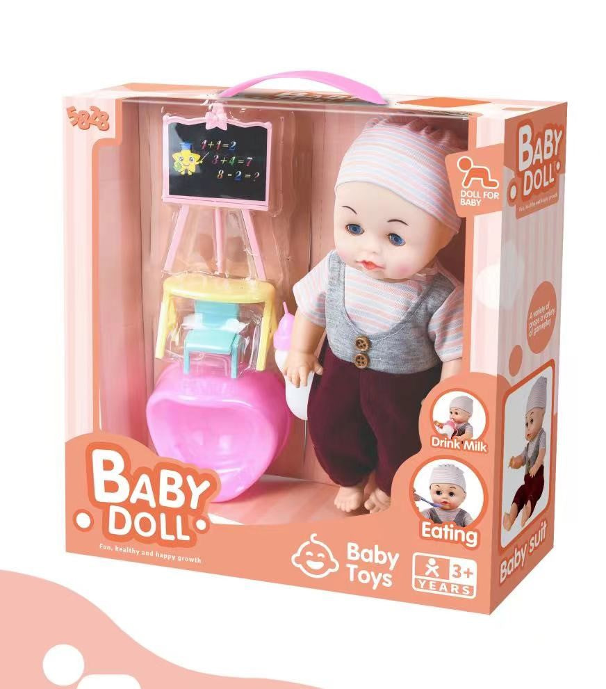 12 inch Pee Pee Doll Set with Sound Multi Colour – ABC TOYS UK